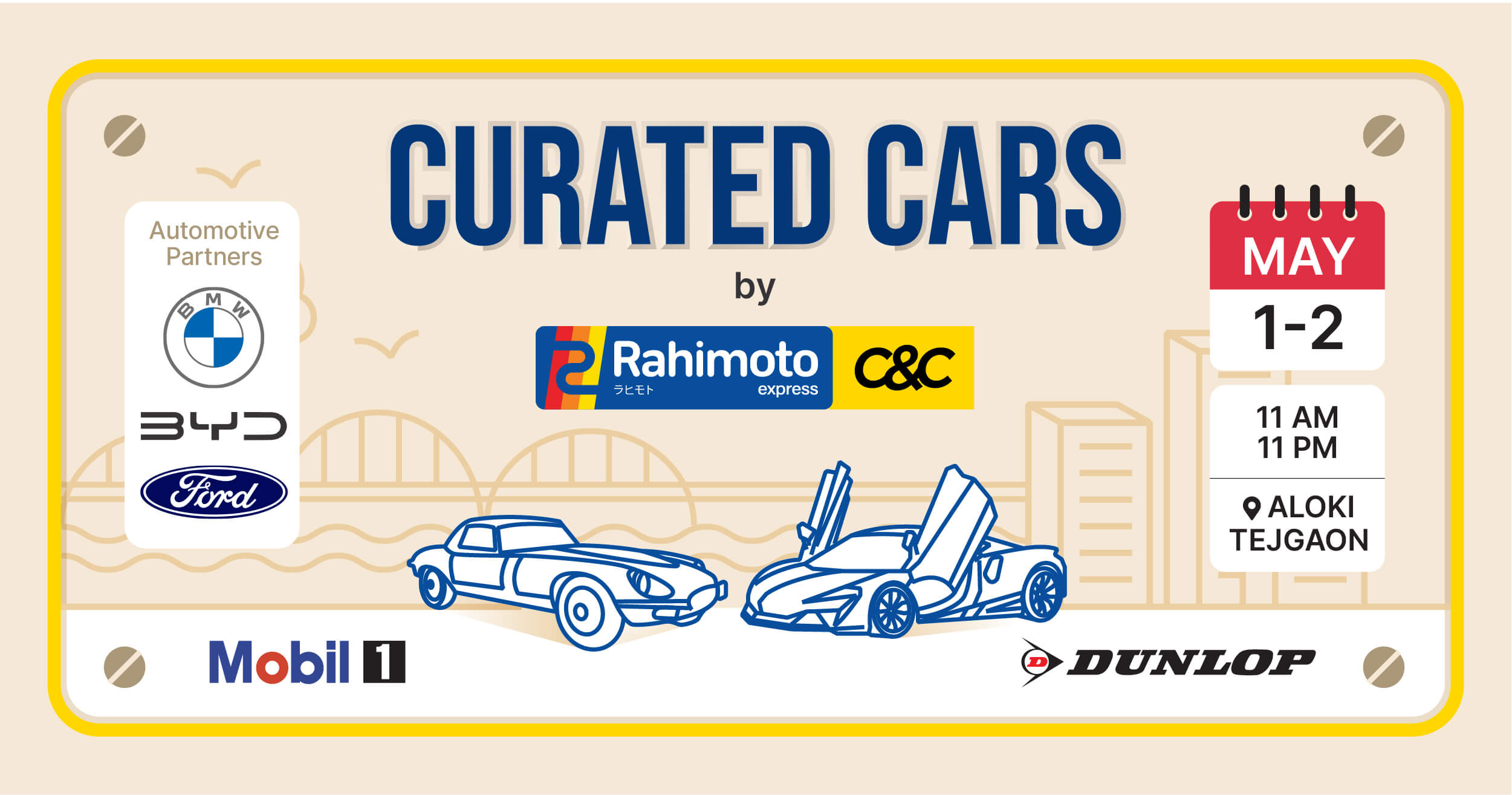 Curated Cars by Rahimoto and C&C | Tickify